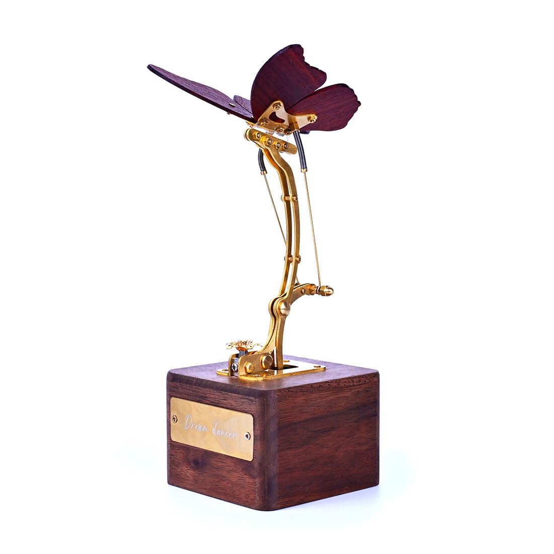 GoAssemb 3D Puzzles for Adult, Mechanical Butterfly Flap Clockwork Box ...