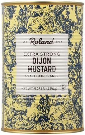 Amazon.com : Roland Dijon Mustard from France, 9.25-Pound Can : Grocery ...
