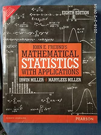 John E Freund's Mathematical Statistics with Applications : Amazon.in ...