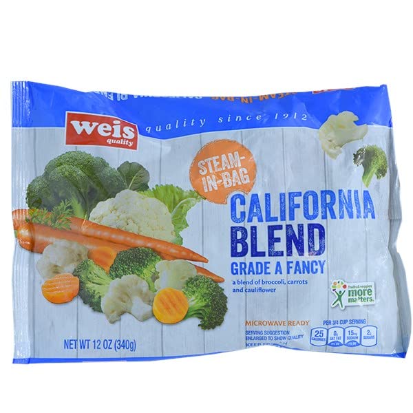 Amazon.com: Weis Quality, California Blend Steamed, 12 Ounce : Grocery ...