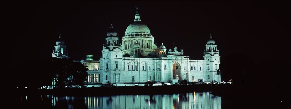 Victoria Memorial At Night