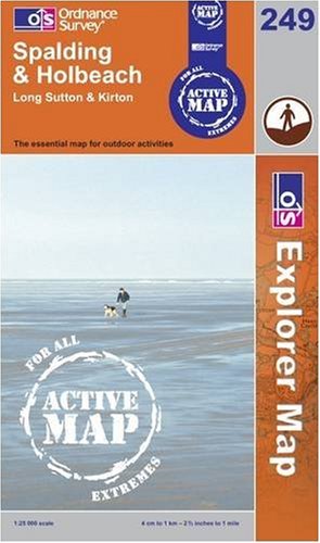 Spalding and Holbeach (OS Explorer Map Active): Sheet 249: Amazon.co.uk ...