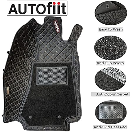 Hi Art 7D Car Mats Compatible with Tata Punch, Black : Amazon.in: Car ...