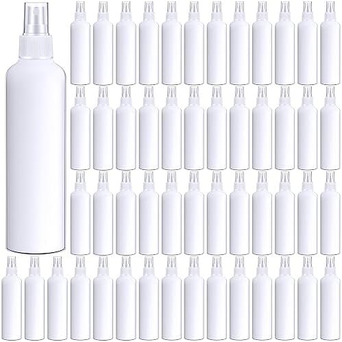 Amazon.com: 32 Pcs 8 oz Spray Bottles Fine Mist Empty Clear Plastic Spray Bottles Refillable ...