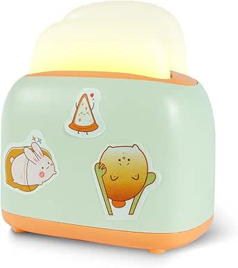 THAYLA Cute Night Lights with USB Rechargeable & Kawaii Stickers for ...