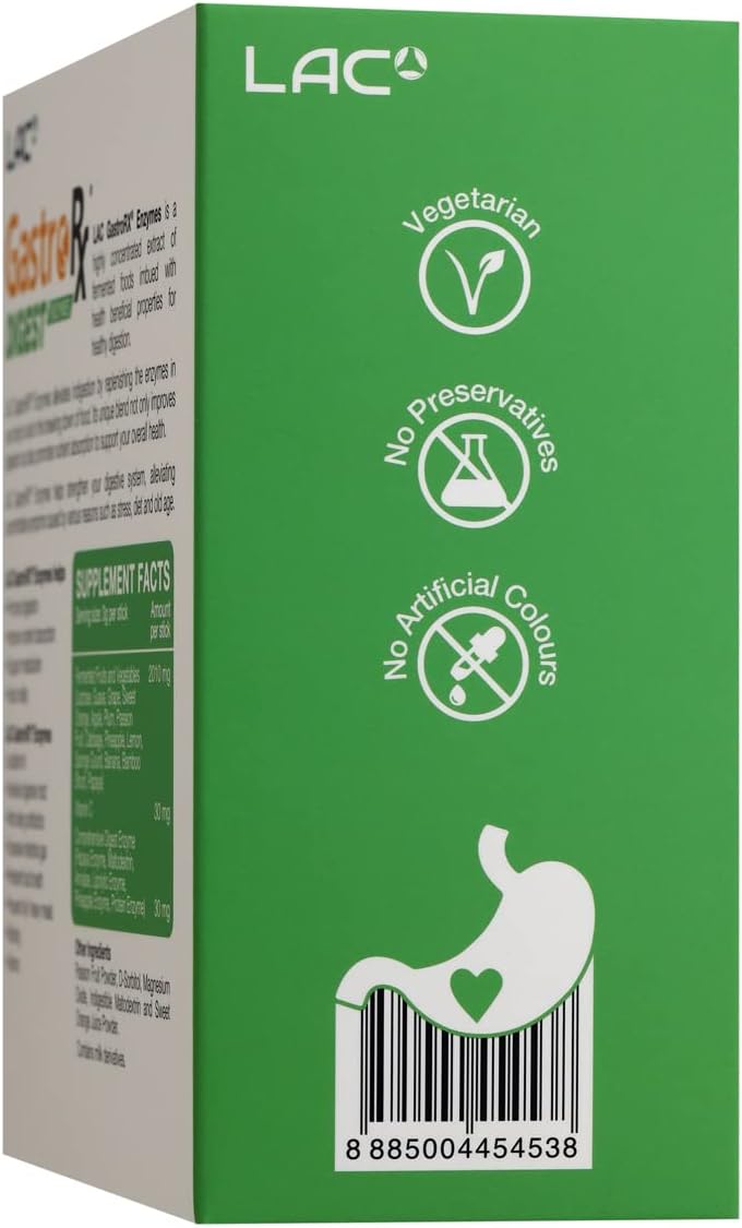 LAC GastroRX Digest Enzimas (60 barras) – Yaxa Colombia