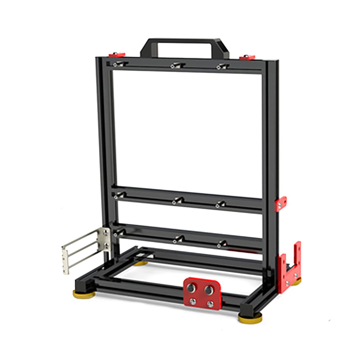 Amazon.com: Aluminum Alloy Open Case Gaming Computer Chassis Desktop ...