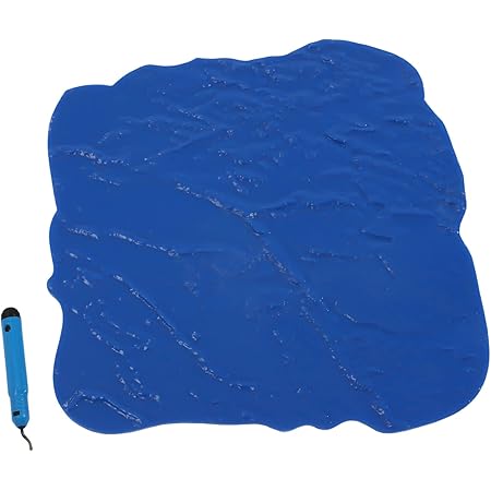 TFCFL 12" X 12" Concrete Stamps Mold Seamless Concrete Stamp Mat ...