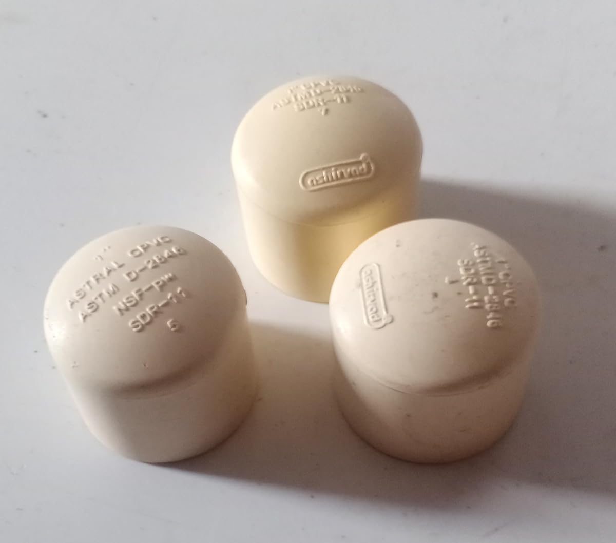 CPVC End Cap for Pipe Fittings 1 inch (5 Pcs) : Amazon.in: Industrial ...