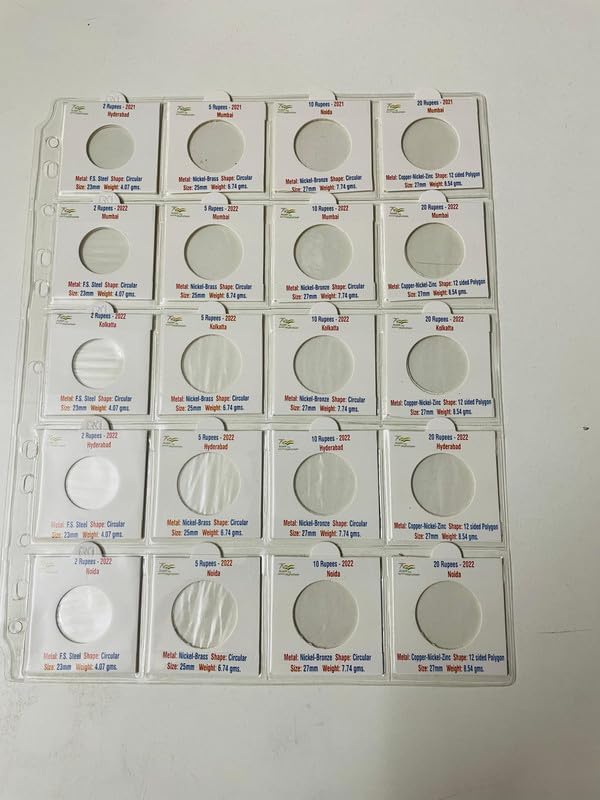 Generic Coin Holders with Stickers - Independence Day Theme - Coin ...