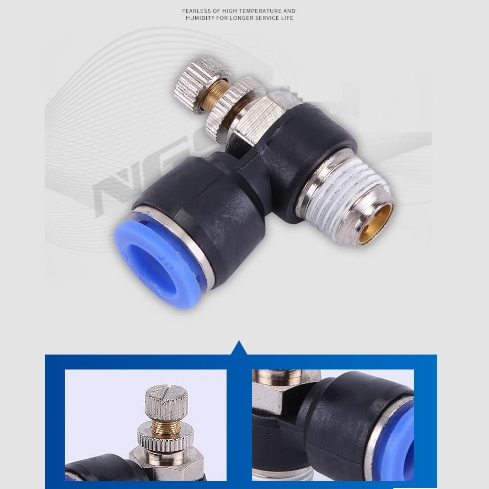 Snapklik.com : Air Pneumatic 16.2mm Male Thread To 12mm Push In Connect ...