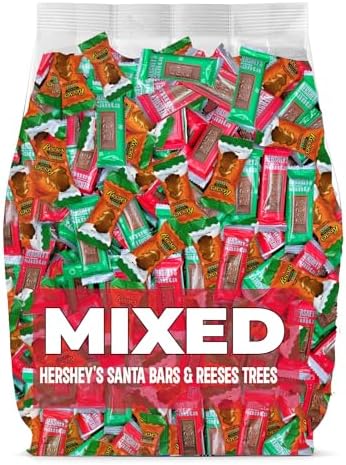 Amazon.com: HOLIDAY BULK MIXED CNADY PACK - Hershey Santa Milk ...