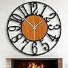 Amazon.com: LEIKE 32" Oversized Large Wall Clocks,Silent,Non Ticking ...