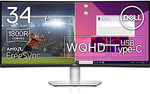 Amazon.com: Dell S Series S3423DWC 34-inch Wide QHD 4ms LCD Monitor ...