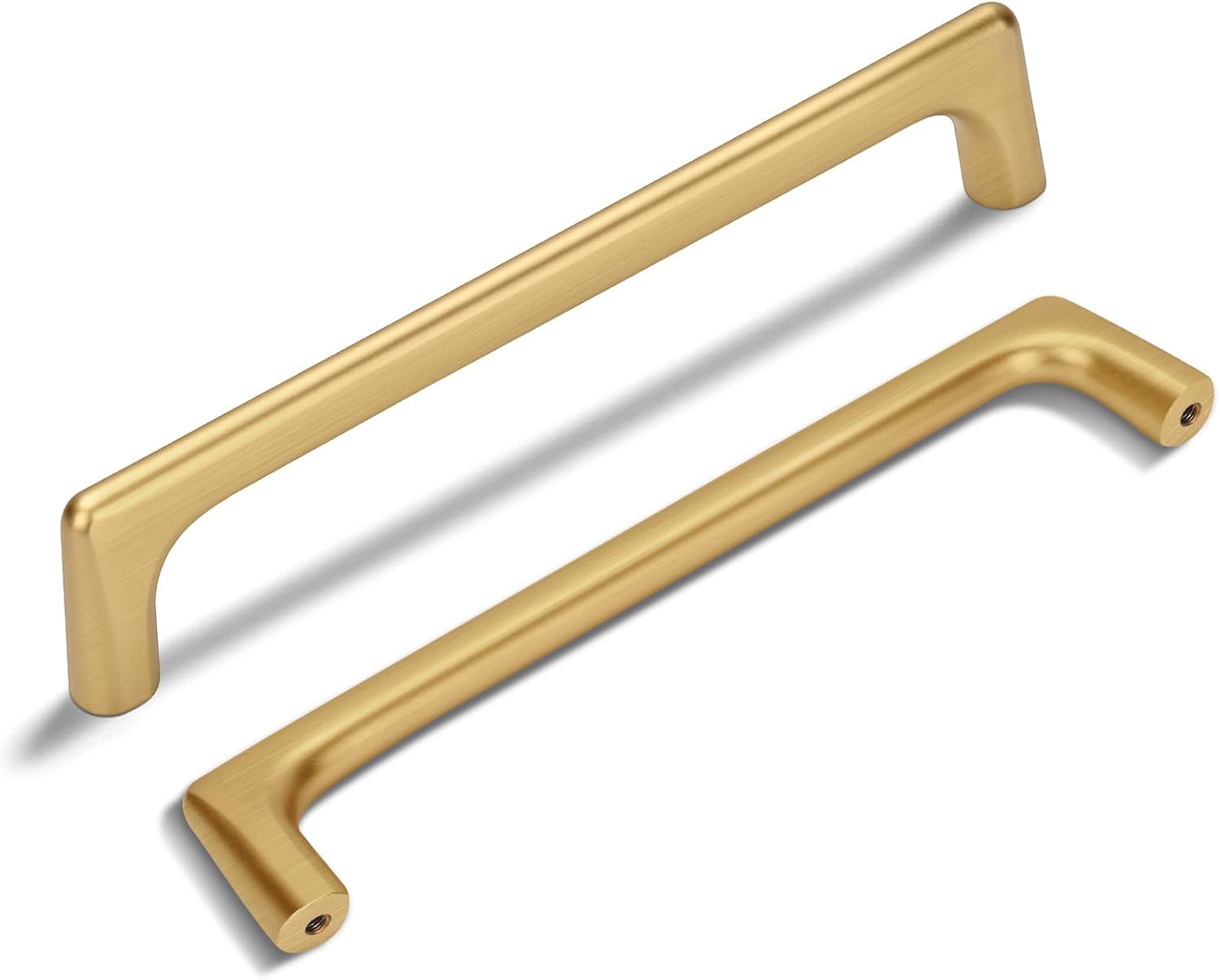 10 Pack 6.3 Inch(160mm) Brushed Gold Cabinet Pull Handle Timeless ...