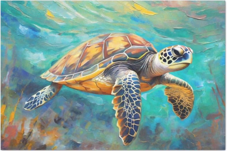 Amazon.com: Sassy Sea Turtle Extra Large Decoupage Paper, 20" x 30 ...