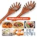 Amazon.com: Best Wooden Pasta Spoon Spaghetti Fork Pasta Serving ...