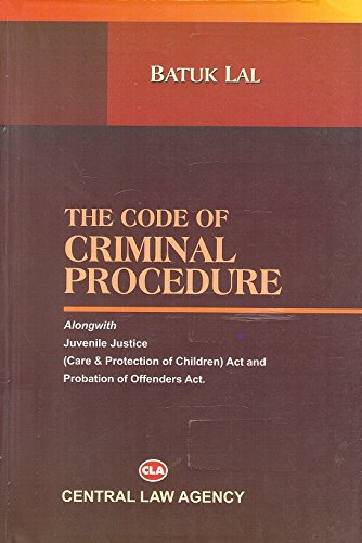 Buy Central Law Agency's The Code of Criminal Procedure (CRPC) by Batuk ...