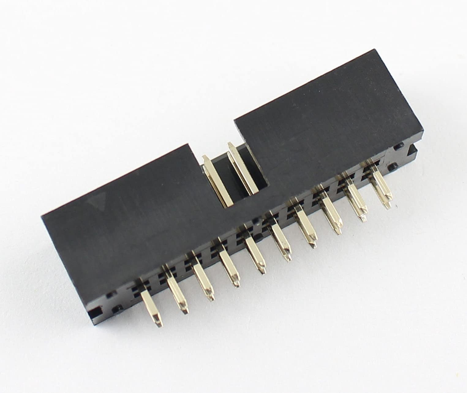 e4u FRC Box Connector Male 20 Pin Through Hole Straight 2.54mm Pitch ...