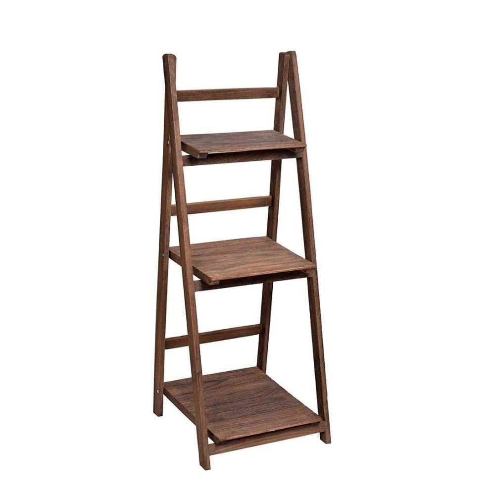 YATAI Elegant Plant Stand, 3-Tier Foldable Wooden Stand, Sturdy ...