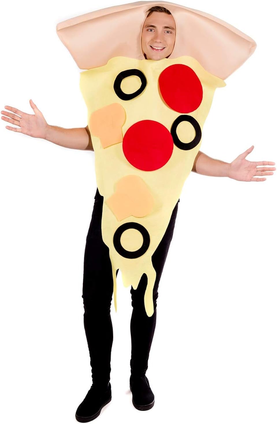Fun Shack Pizza Costume Adult, Pizza Slice Costume, Pizza Halloween ...