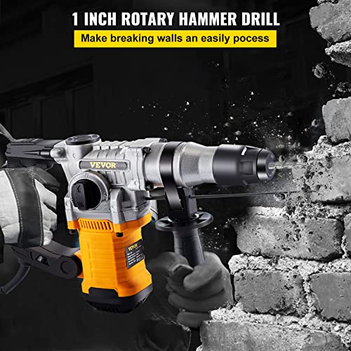 VEVOR Boorhamer 1" SDS Boormachine 9,5 A Professional Boorhamer 1050 W ...