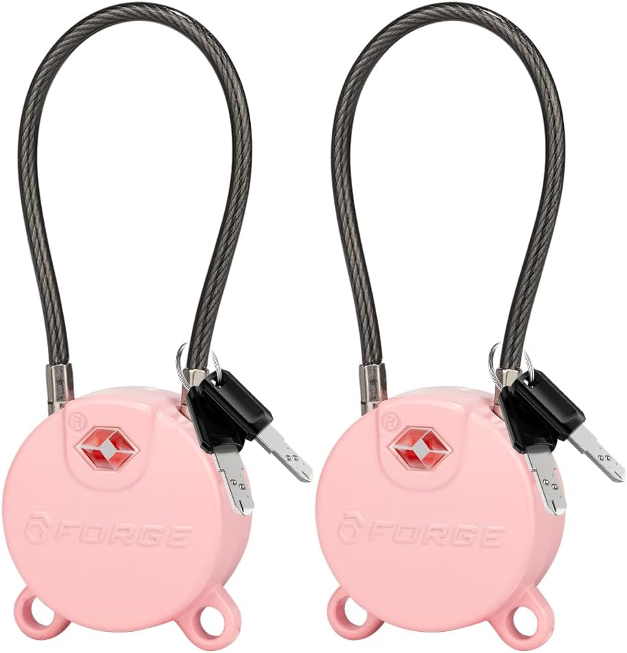 Amazon.com: Forge TSA Approved Luggage Locks Ultra-Secure Dimple Key ...