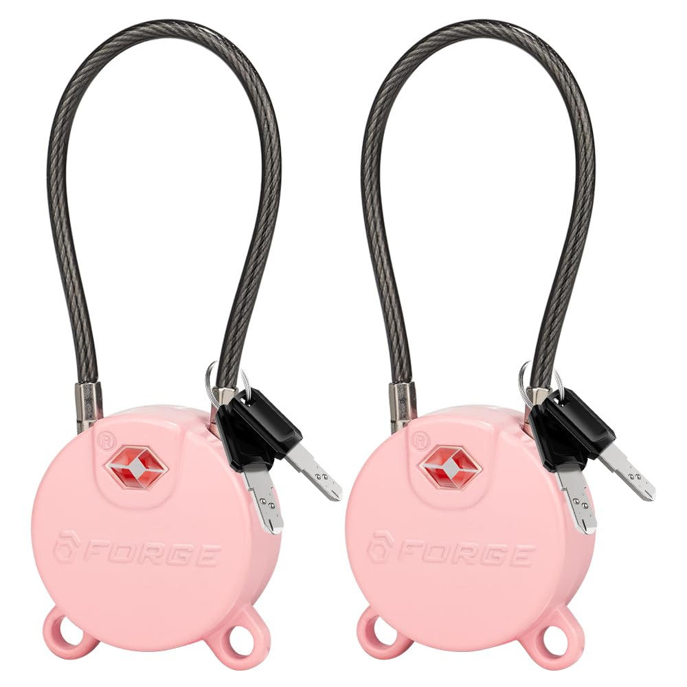 Amazon.com: Forge TSA Approved Luggage Locks Ultra-Secure Dimple Key ...