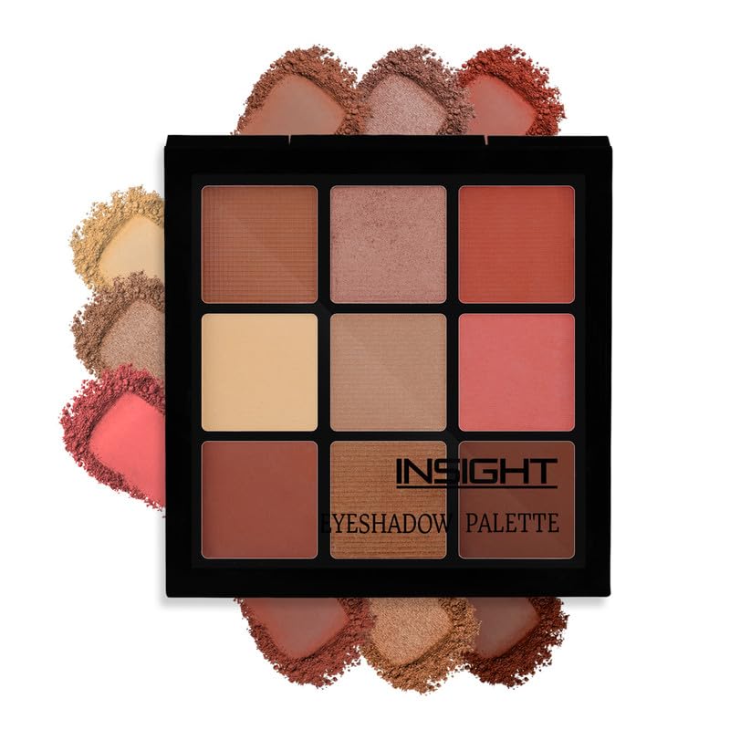 Buy INSIGHT Cosmetics 9 Color Eyeshadow Pallate Powder |Matte|Shimmer ...