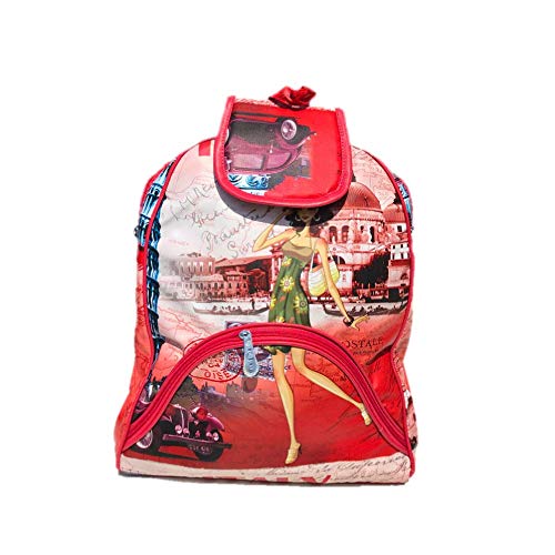 Buy QOOQLE Red Doll Women Backpack at Amazon.in