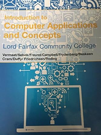 Introduction to Computer Applications and Concepts: Lord Fairfax ...
