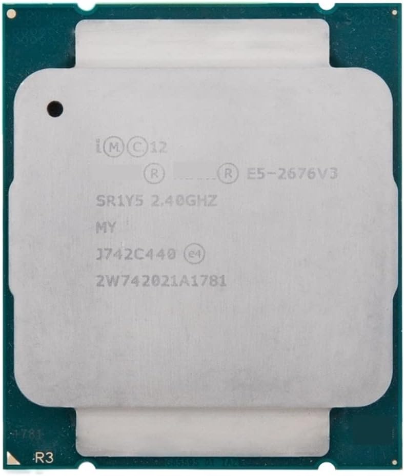 CPU Processor E5-2676 V3 E5 2676 V3 CPU 2.4GHZ LGA 2011-3 SR1Y5 12 Core ...