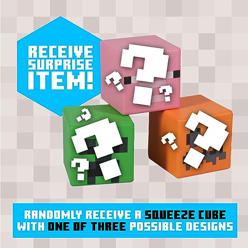 Paladone Minecraft Stress Blocks – RandoMly Chosen Blind Bag Item – Fun ...