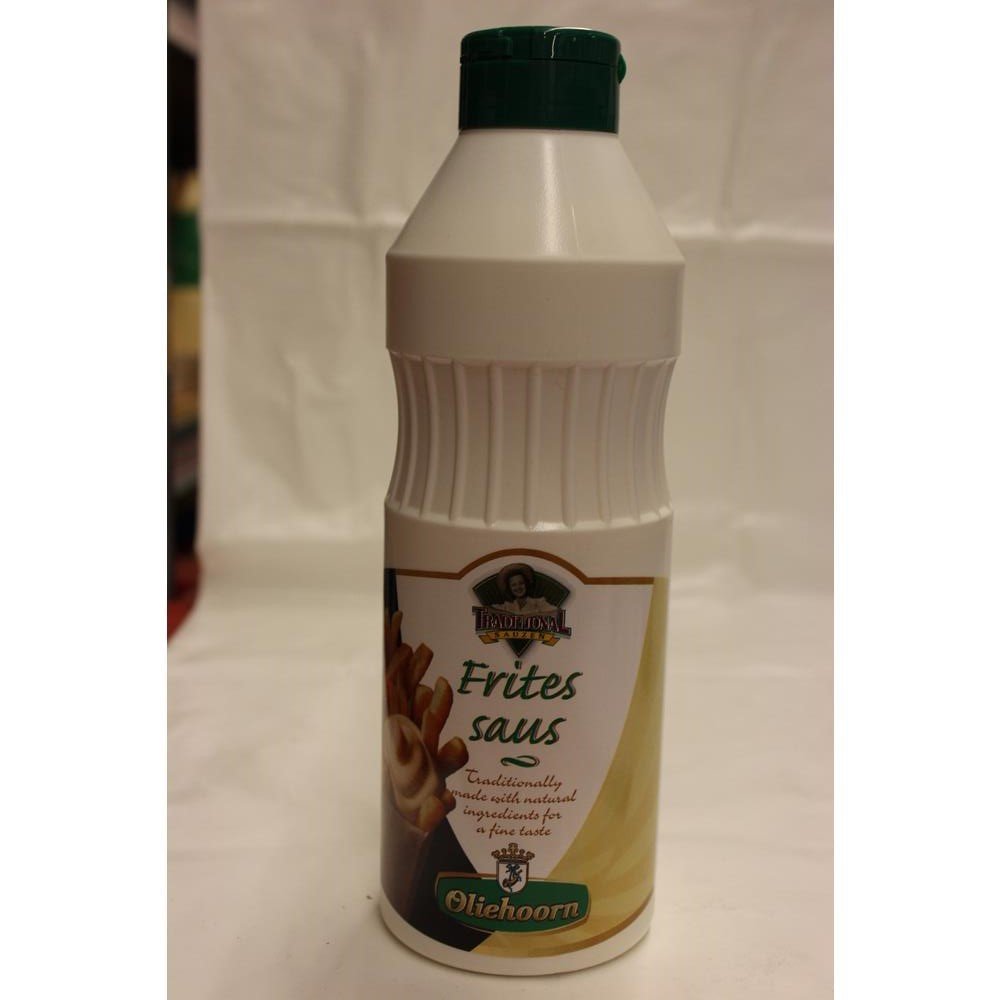 Oliehoorn Frites Saus 25% 900ml Flasche (Frittensauce mit 25% Öl ...