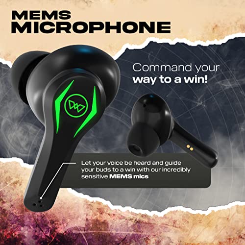 Wings Phantom Pro Earphones Gaming in Ear Earbuds with Led Battery ...