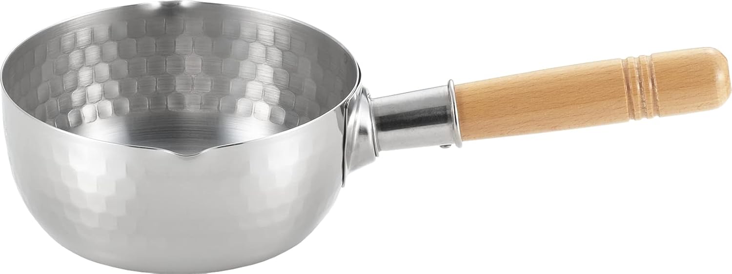 Amazon.com: Yoshikawa YJ3367 YJ3367 Snow Flat Pot, Single Handled Pot, 5.5 inches (14 cm), 0.9 L ...