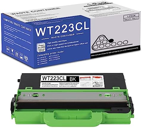 Amazon.com: 1 Pack WT223CL Black Waste Container High Yield Compatible ...