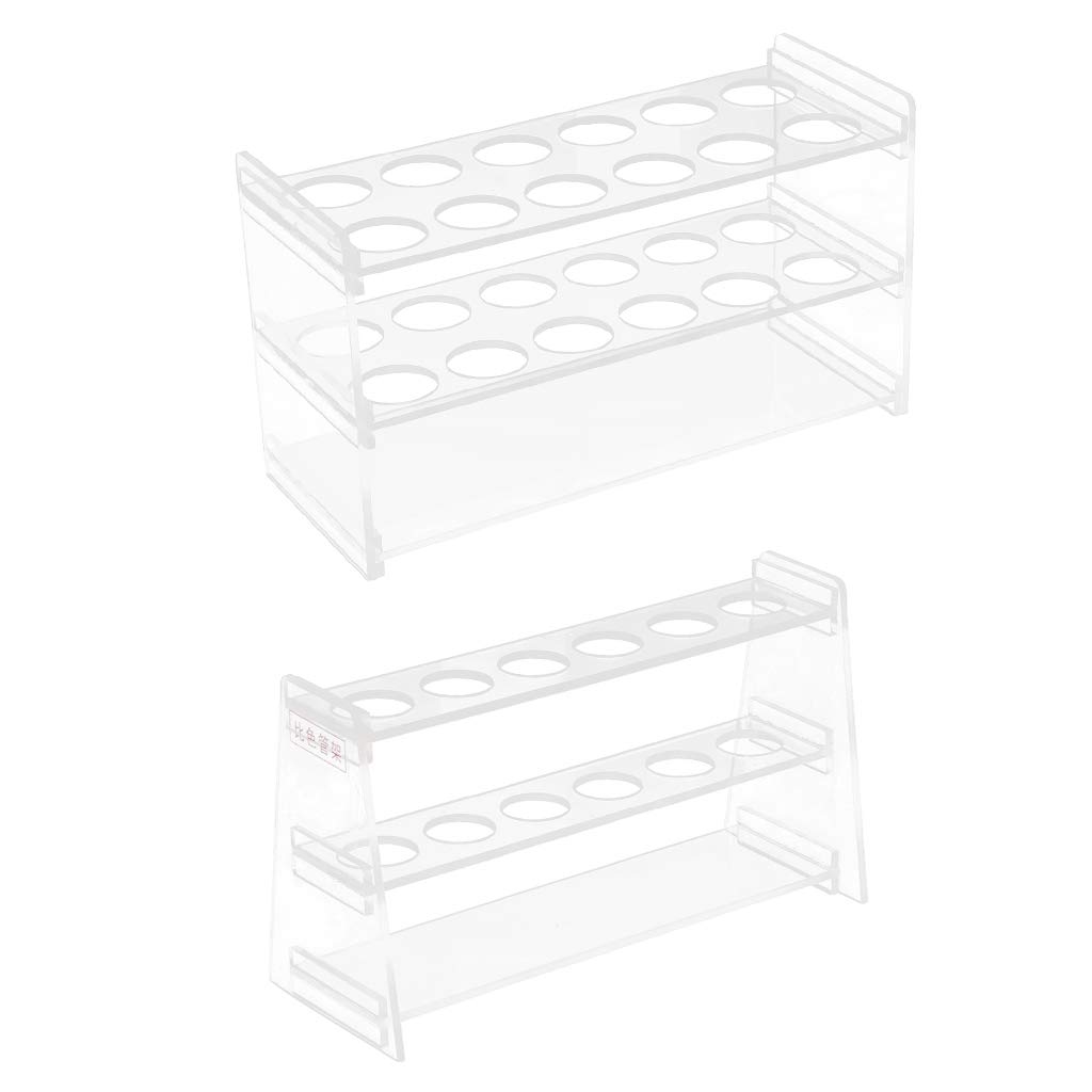 Clair B Homyl Tube à Essai Support en Plastique Tube/Trous Support ...