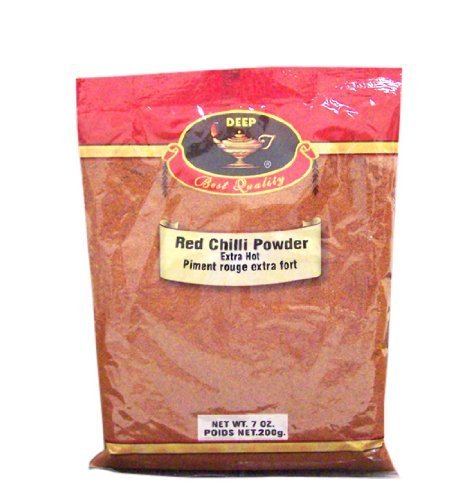 Snapklik.com : Red Chilli Powder Extra Hot 7 Oz By DEEP