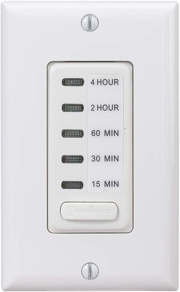 Intermatic EI205W Electronic 5, 15, 30, 45, 60 Minute Auto-Off Timer ...