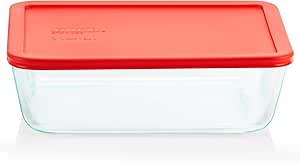Pyrex Simply Store Glass Food Storage Container, Snug Fit Non-Toxic ...