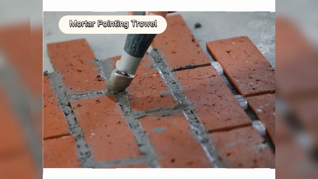 Watch Mortar Trowel Rubber Handle Mortar Pointing Trowel on Amazon Live