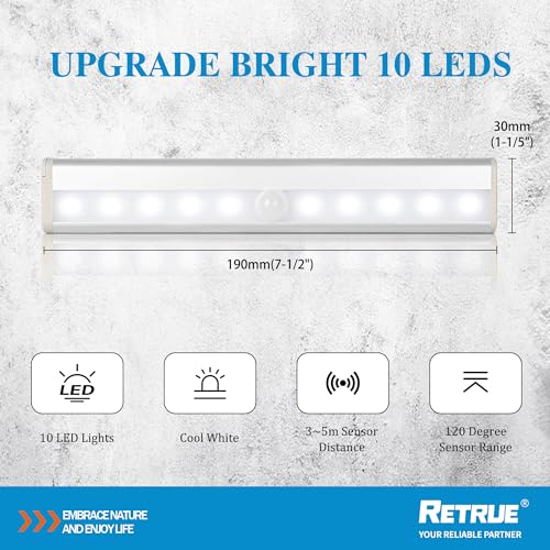 Snapklik.com : RETRUE Outdoor RV Step Lights, Motion Activated LED ...