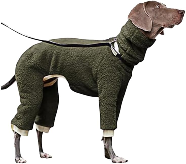 KMOCEPLY Dog Winter Coat - Full Body Turtleneck Pullover Sweatshirt ...
