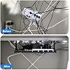 DearCal Retractable Under Desk Cable Tray, Keep Cables Tidy No Drill ...