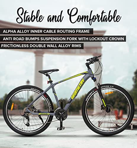 Geekay Geometry 27 Gear Alloy Frame 17 inch Hydraulic Brakes Mountain ...