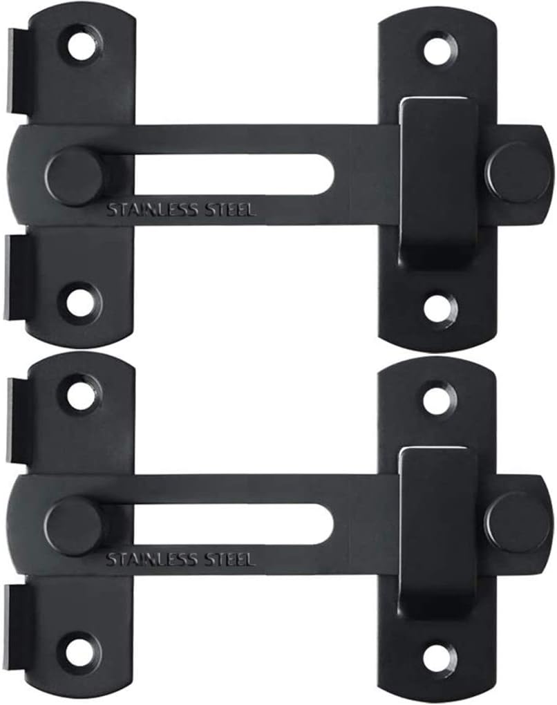 Amazon.com: 2pcs 180° Degree Flip Sliding Barn Door Locks and Latches ...