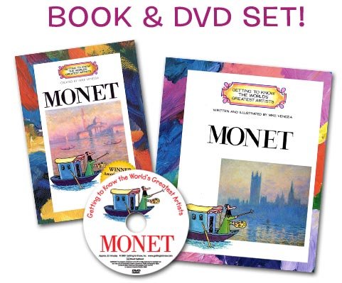 Getting To Know Claude Monet (Artist Book & DVD Set): Mike Venezia ...