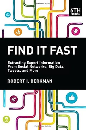 Find It Fast: Extracting Expert Information from Social Networks, Big ...