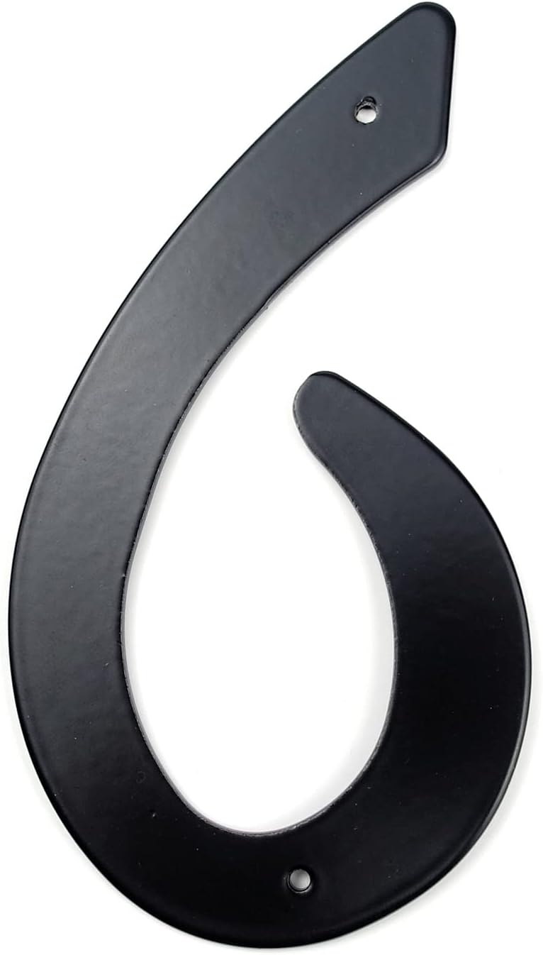 Amazon.com: Black 4 Inch House Numbers Door Address Number Digits Zinc ...